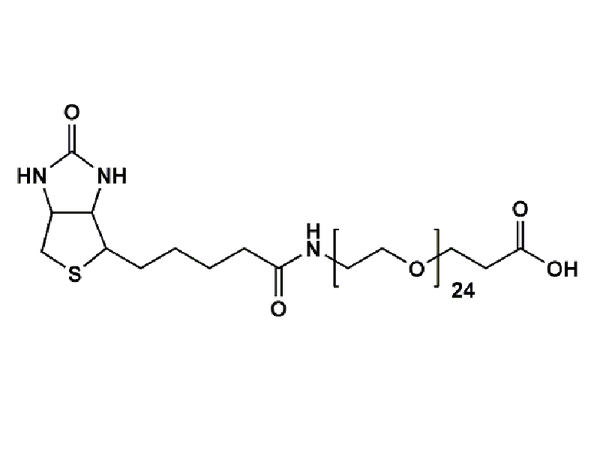 Monodispersed Poly(Ethylene Glycol) from PurePEG:(+)-Biotin-PEG24-CH2CH2COOH | PurePEG