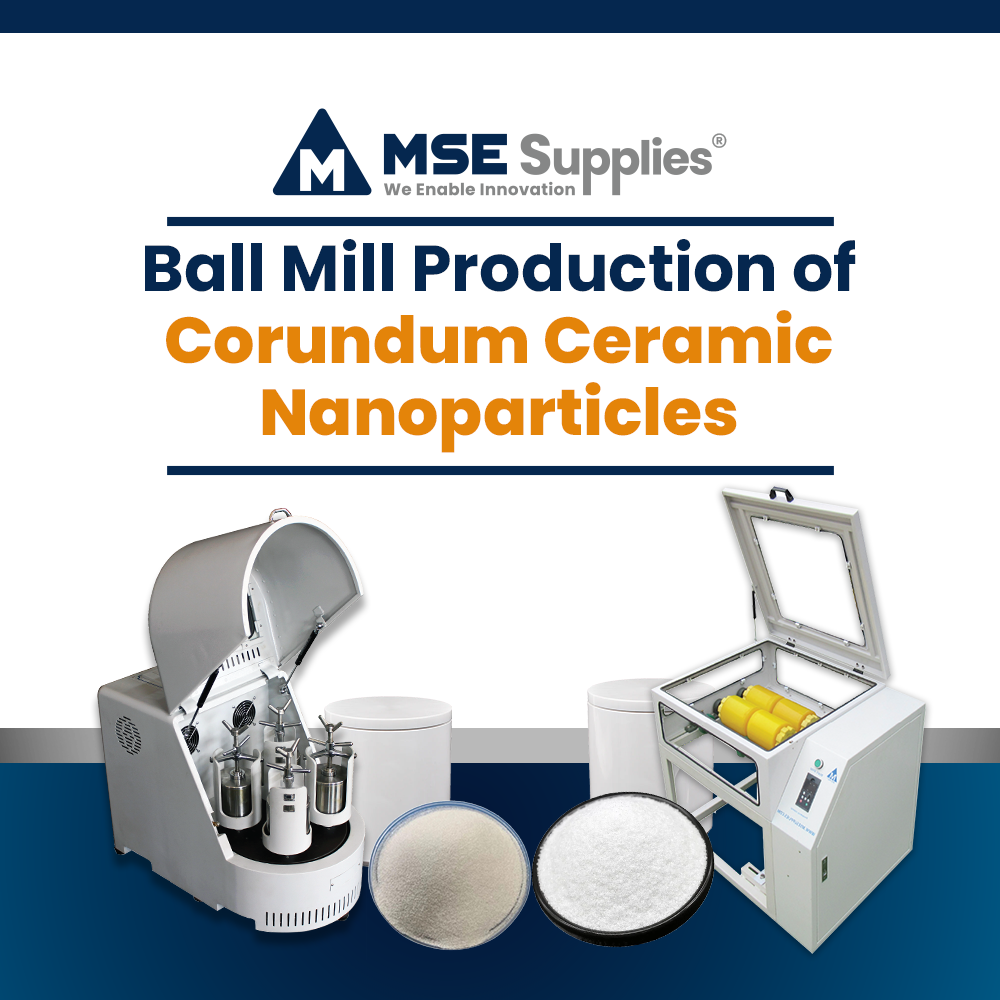 Ball Mill Production of Corundum Ceramic Nanoparticles – MSE Supplies