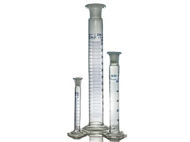 Witeg Graduated Cylinder Class A With ST Tall form Blue Graduated | Witeg