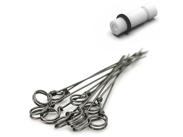 10 Pcs of Metal Wire Clip and PTFE Plug with Expanded PTFE Septum– MSE ...