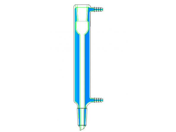 MSE PRO Fully Jacketed Straight Condenser, 24/40, Effective Length ...