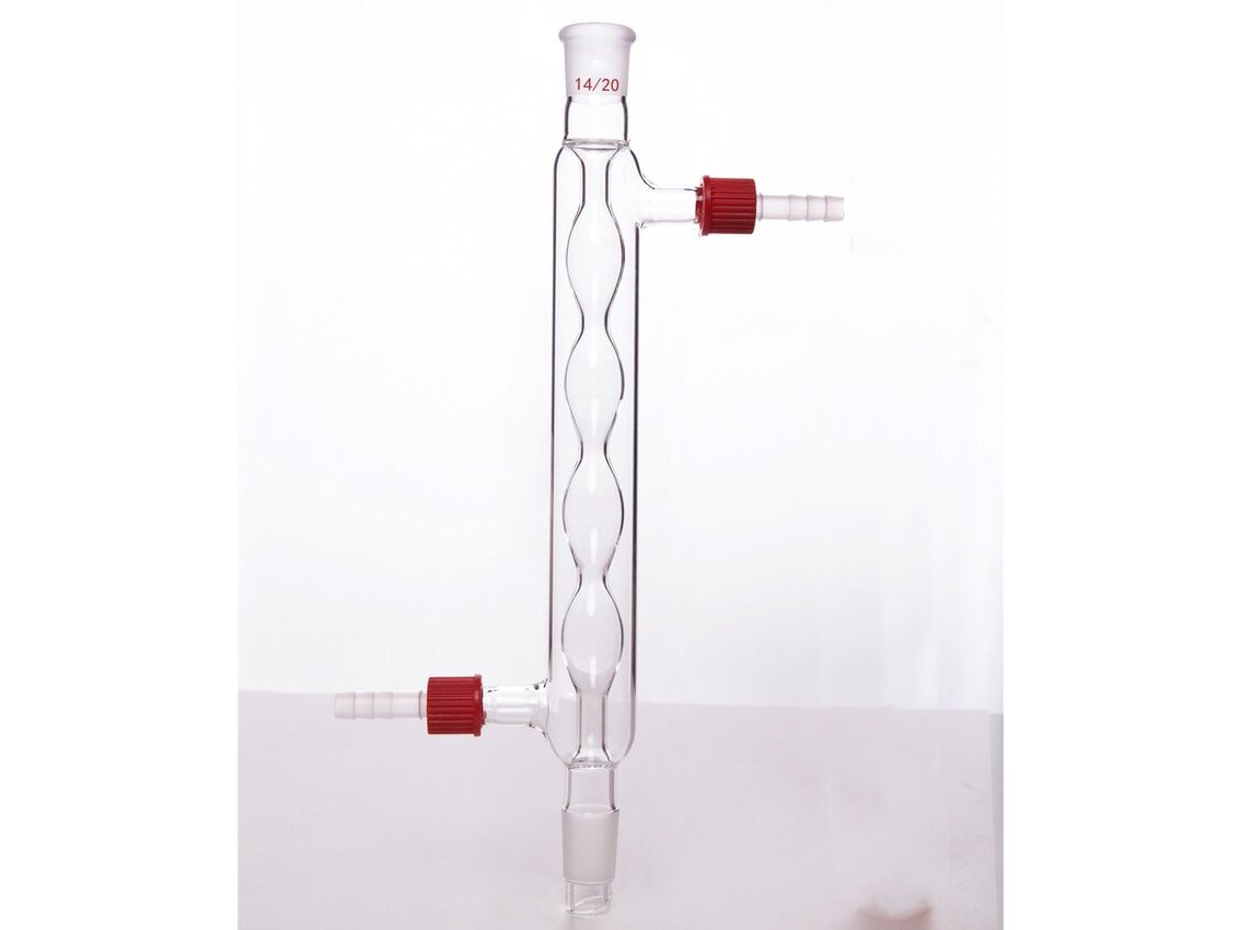 MSE PRO Spherical Condenser, with Detachable Nozzle, 14/20 – MSE Supplies