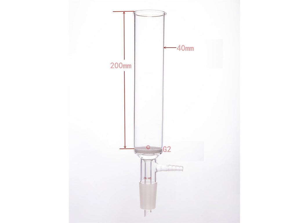 MSE PRO Small-Mouth Vacuum Chromatography Column, Tube Diameter: 40mm ...