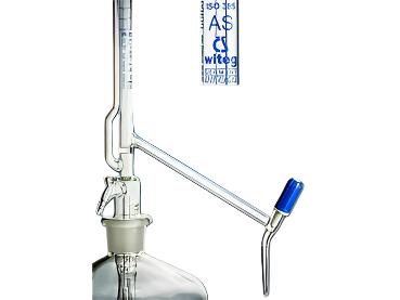 Witeg Burette Pellet Burette Class AS Blue Graduated Schellbach Blue ...