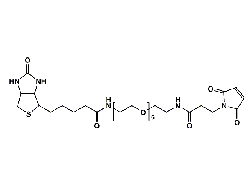 Monodispersed Poly(Ethylene Glycol) from PurePEG:(+)-Biotin-PEG6-Maleimide | PurePEG