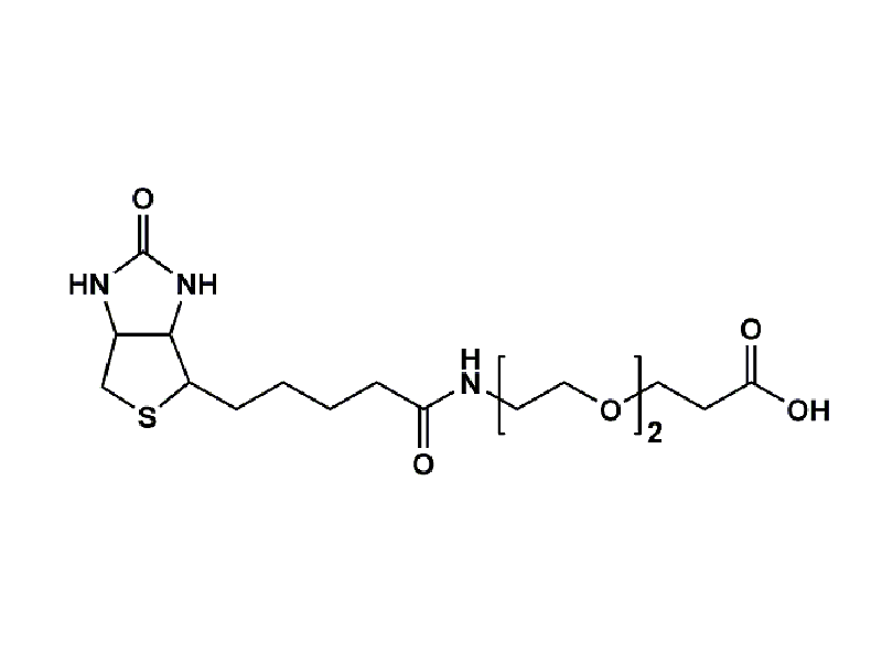 Monodispersed Poly(Ethylene Glycol) from PurePEG:(+)-Biotin-PEG2-CH2CH2COOH | PurePEG
