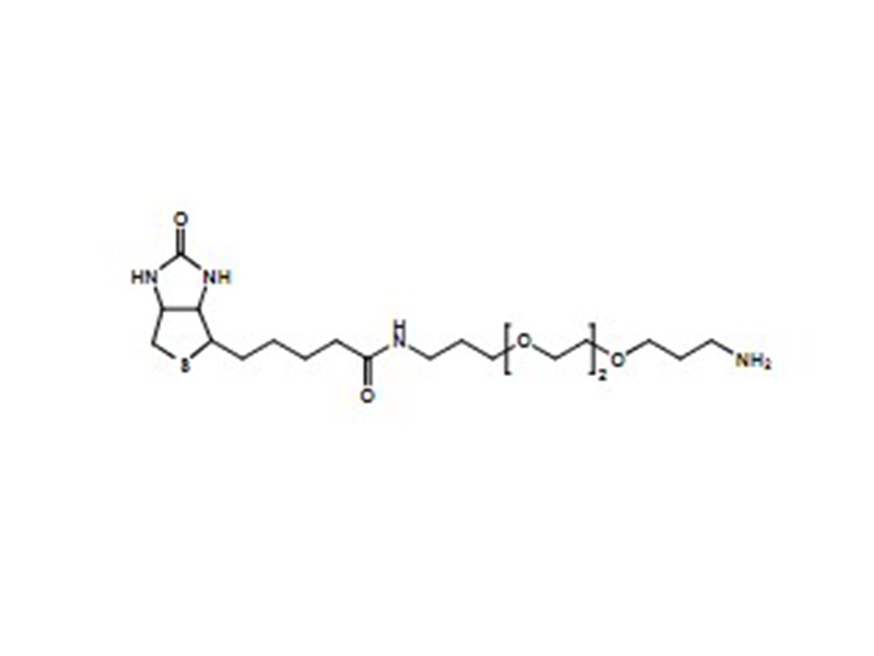 Monodispersed Poly(Ethylene Glycol) from PurePEG: Biotin-(CH₂)3-PEG2-O-(CH₂)3-NH2 | PurePEG