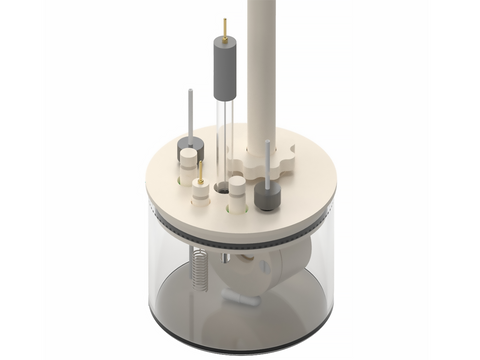 MicroVacuum EQCM Cell setup for QSH-Dip sensor holder– MSE Supplies LLC