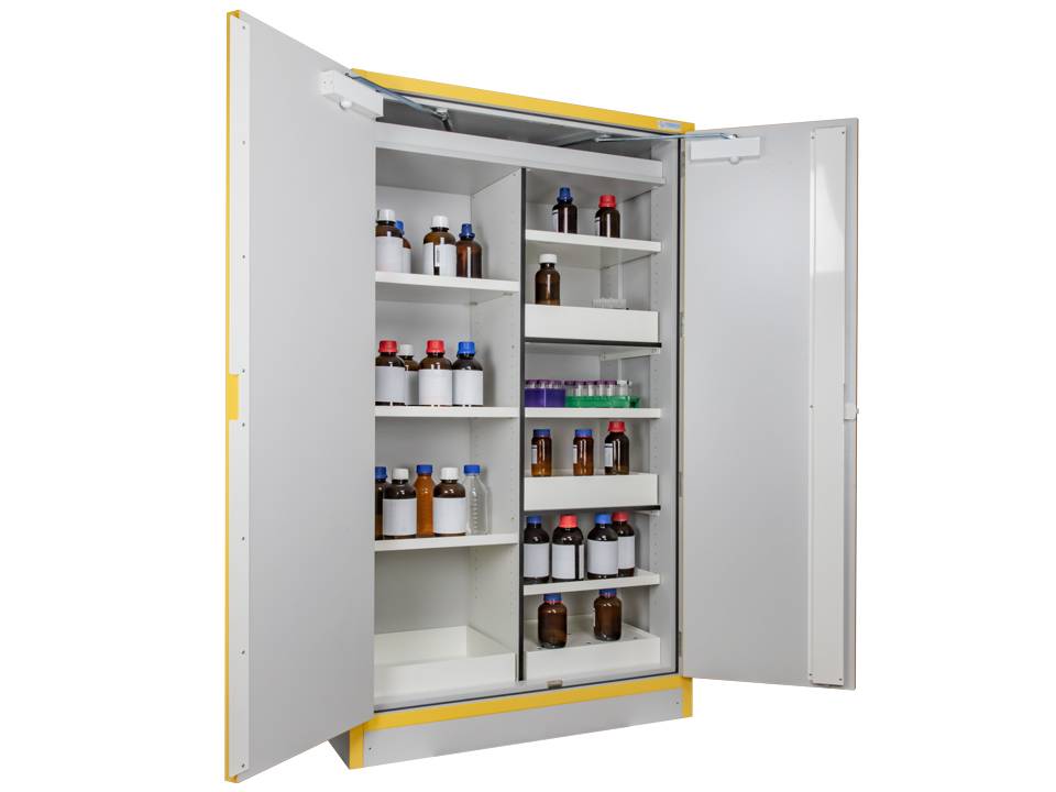 Ecosafe 2- Door Tall Safety Cabinet Type 30 6 Shelves- 4 Compartments ...