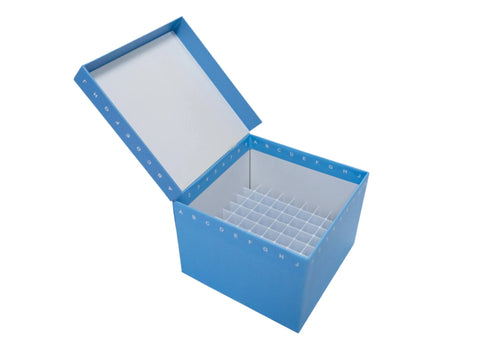Biologix CryoKING® ID-Color™ 3.75in Cardboard Freezer Boxes (81 well ...
