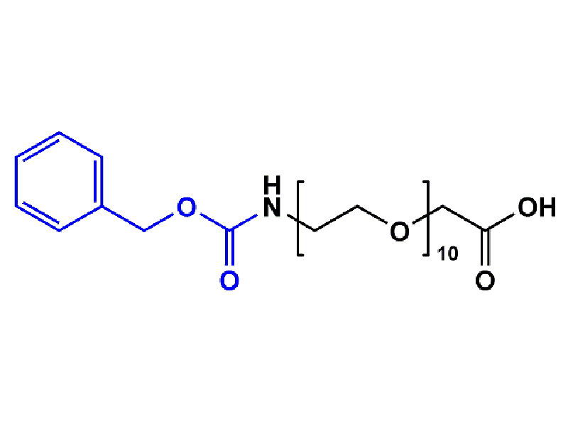 Monodispersed Poly(Ethylene Glycol) from PurePEG:CBZ-NH-PEG10-CH2COOH