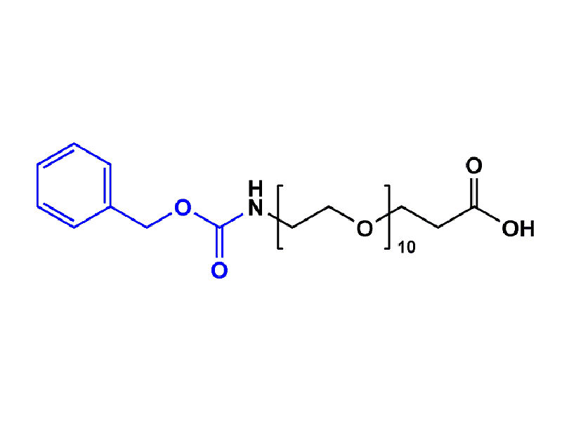 Monodispersed Poly(Ethylene Glycol) from PurePEG:CBZ-NH-PEG10-CH2CH2COOH | PurePEG