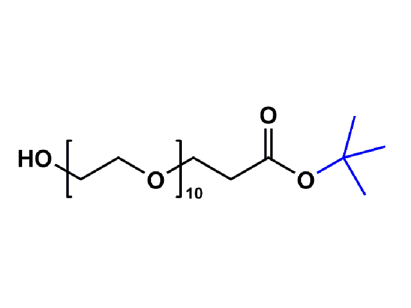 Monodispersed Poly(Ethylene Glycol) from PurePEG:HO-PEG10-CH2CH2COOtBu | PurePEG
