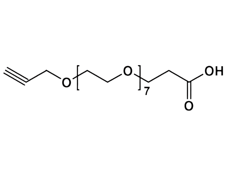 Monodispersed Poly(Ethylene Glycol) from PurePEG:Propyne-PEG7-CH2CH2COOH | PurePEG