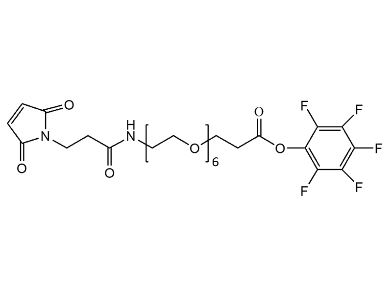 Monodispersed Poly(Ethylene Glycol) from PurePEG:Maleimide-NH-PEG6-CH2CH2COOPFP Ester