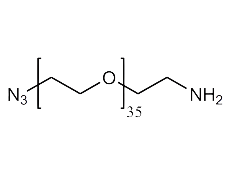 Monodispersed Poly(Ethylene Glycol) from PurePEG:N3-PEG35-CH2CH2NH2 | PurePEG