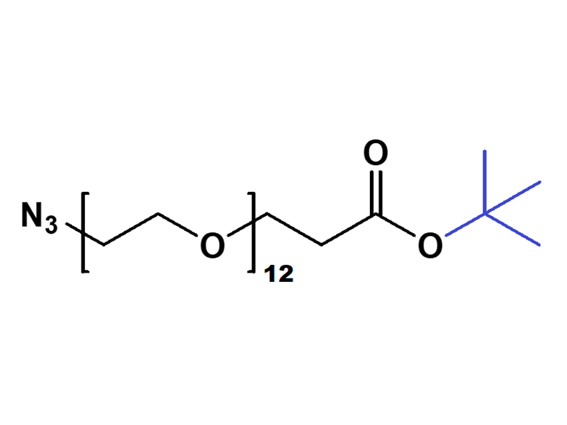 Monodispersed Poly(Ethylene Glycol) from PurePEG:N3-PEG12- CH2CH2COOtBu | PurePEG