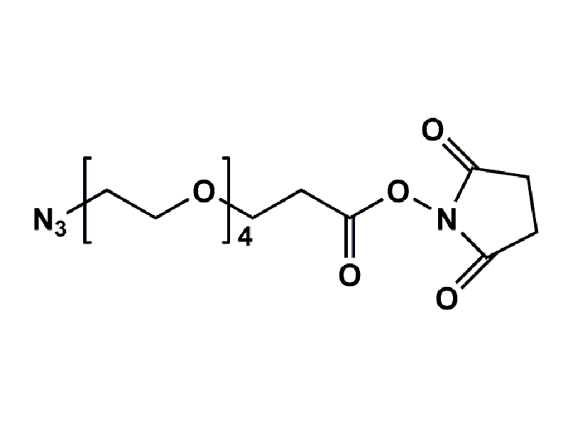 Monodispersed Poly(Ethylene Glycol) from PurePEG:N3-PEG4-CH2CH2COONHS Ester | PurePEG