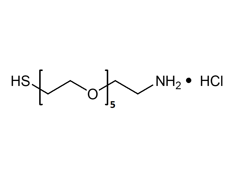 Monodispersed Poly(Ethylene Glycol) from PurePEG:HS-PEG5-CH2CH2NH2 HCl | PurePEG