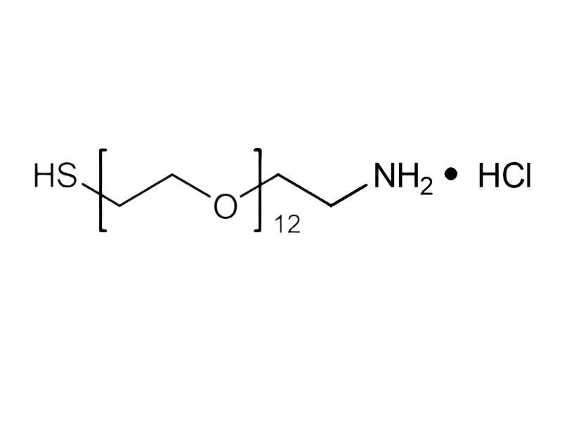 Monodispersed Poly(Ethylene Glycol) from PurePEG:HS-PEG12-CH2CH2NH2 HCl | PurePEG