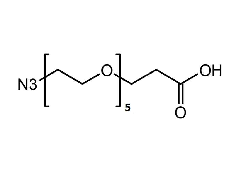 Monodispersed Poly(Ethylene Glycol) from PurePEG:N3-PEG5-CH2CH2COOH | PurePEG