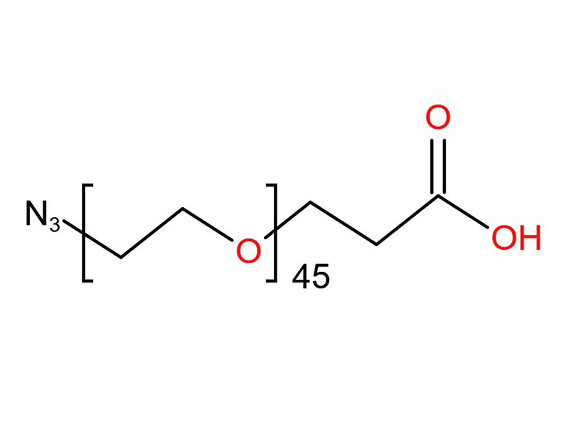 Monodispersed Poly(Ethylene Glycol) from PurePEG:N3-PEG45-CH2CH2COOH | PurePEG