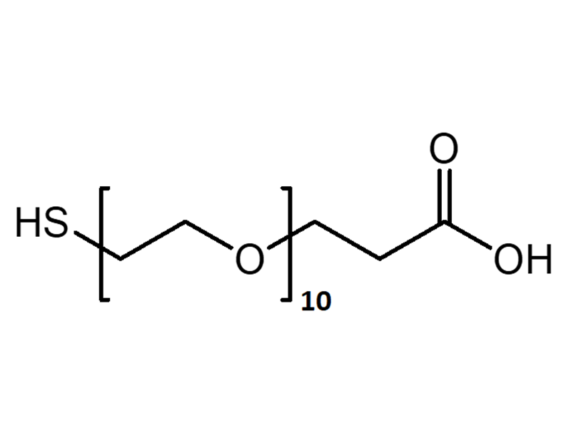 Monodispersed Poly(Ethylene Glycol) from PurePEG:HS-PEG10-CH2CH2COOH