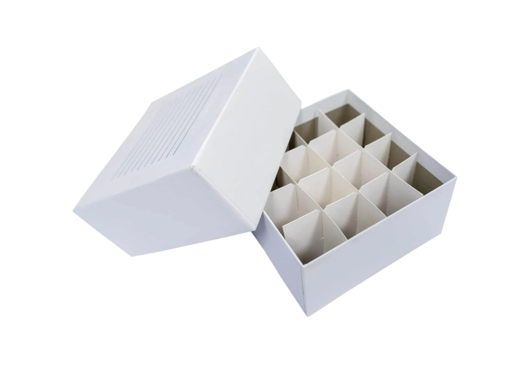 Biologix CryoKING® 16/36-Well Cardboard Freezer Boxes, White, 5/Pack ...