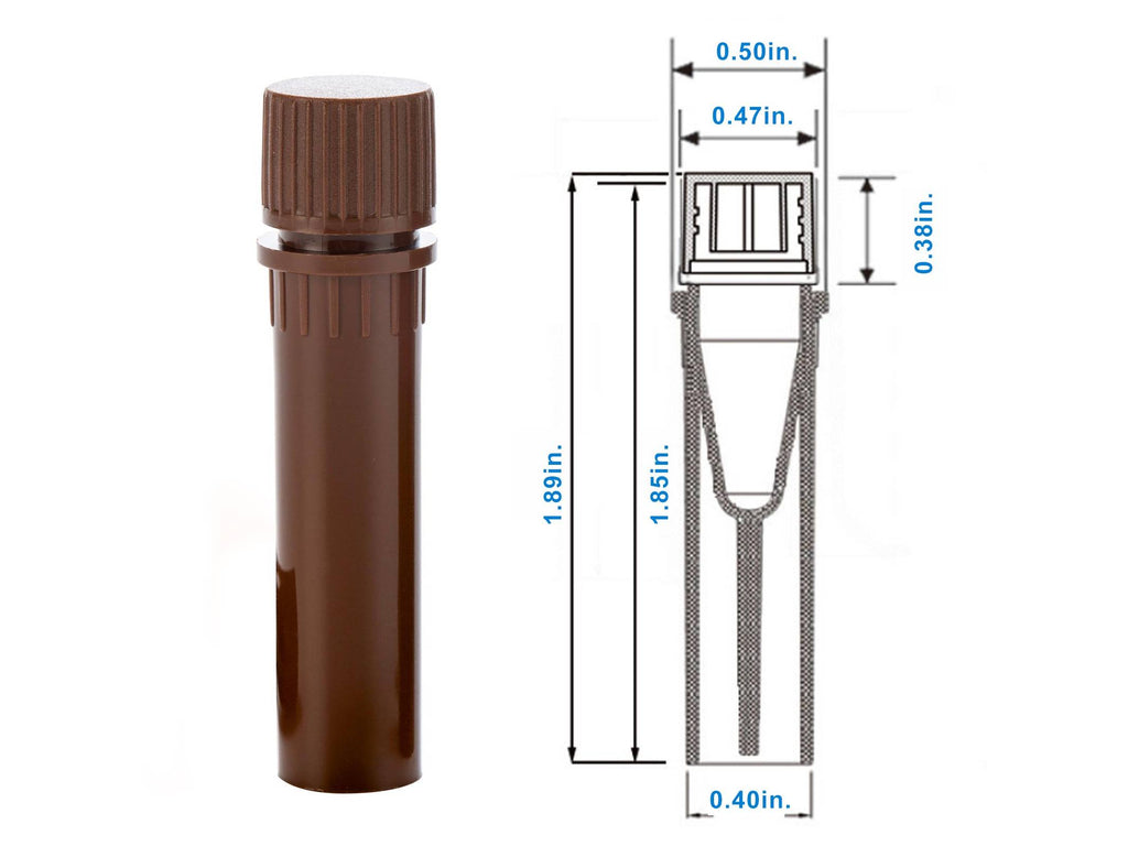 Biologix Cryovials with Caps, 0.5/2.0ML Cryogenic Vials, Sterile ...