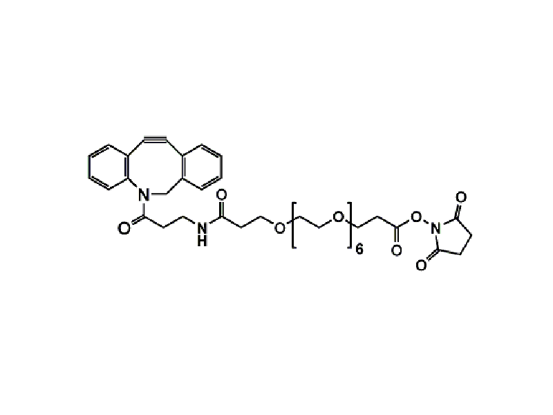 Monodispersed Poly(Ethylene Glycol) from PurePEG:DBCO-NH-PEG6-CH2CH2COONHS ester | PurePEG