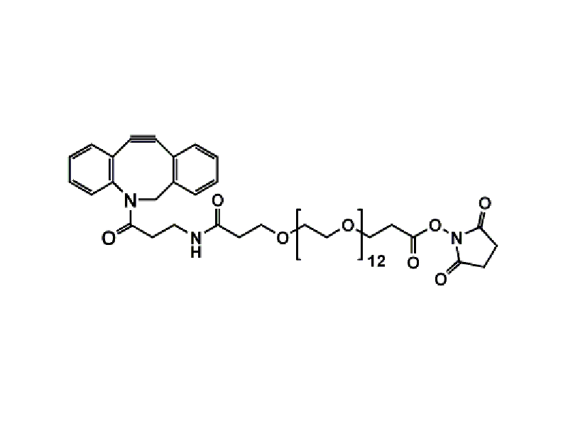 Monodispersed Poly(Ethylene Glycol) from PurePEG:DBCO-NH-PEG12-CH2CH2COONHS ester | PurePEG
