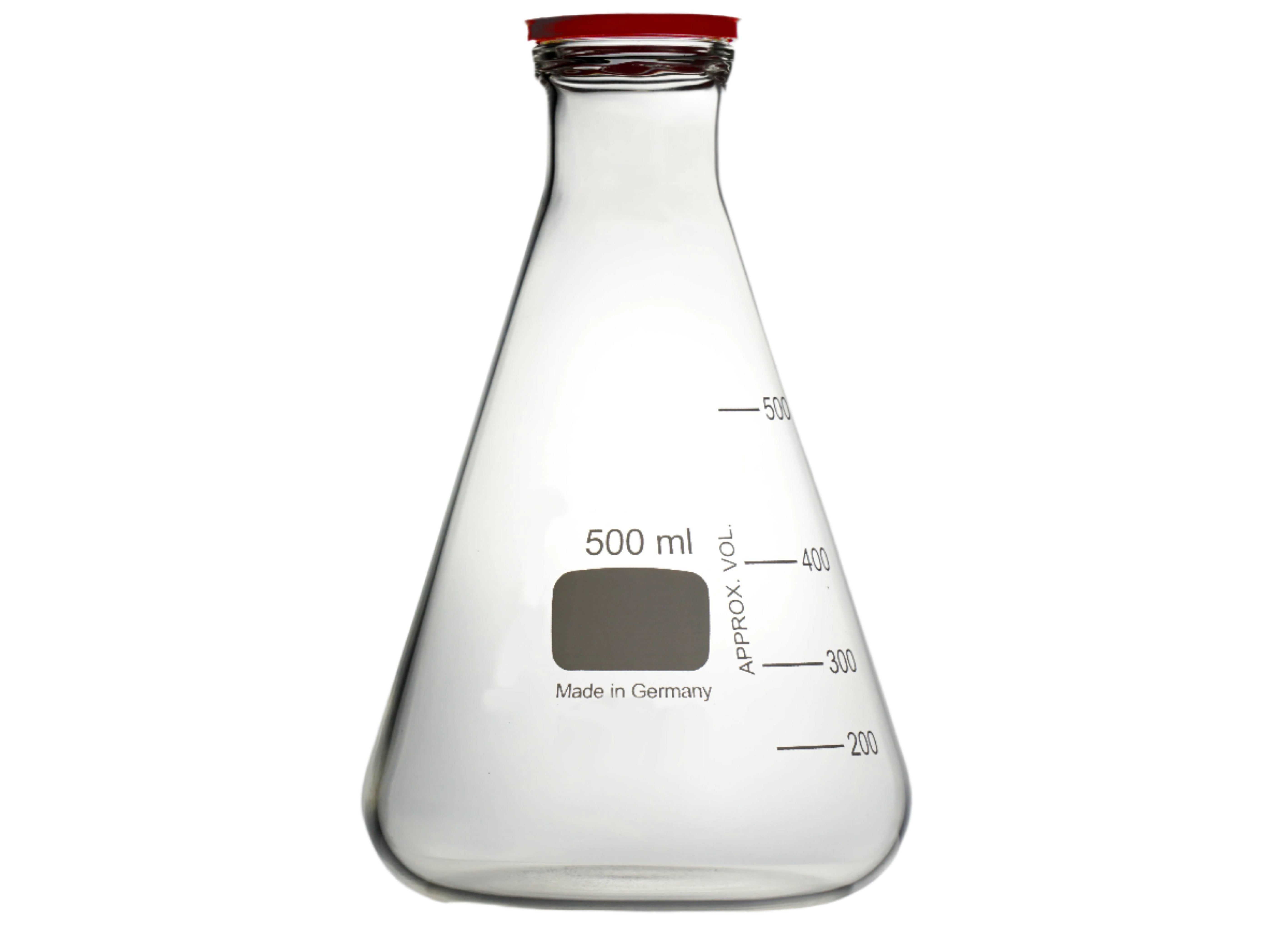 Witeg Erlenmeyer Flask With Safety Pouring Ring – MSE Supplies LLC
