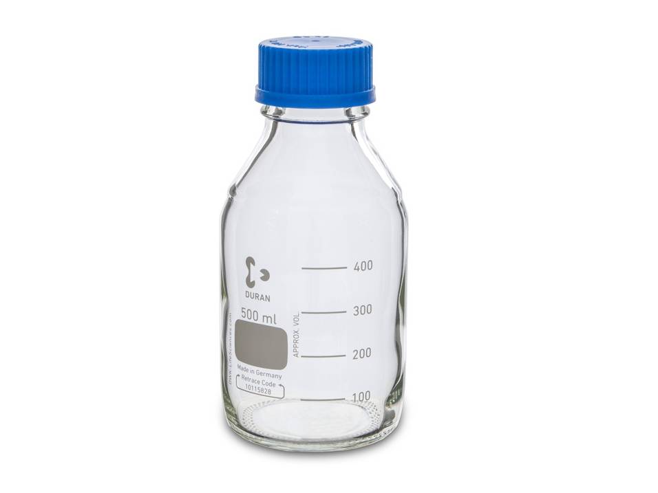 S.C.A.T Laboratory Bottle DURAN, GL45, 500 ml, Type 3, Pack of 3 | S.C.A.T