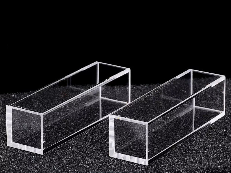 MSE PRO Fluorometer Quartz Cuvettes (Cells) with 10mm Path Length