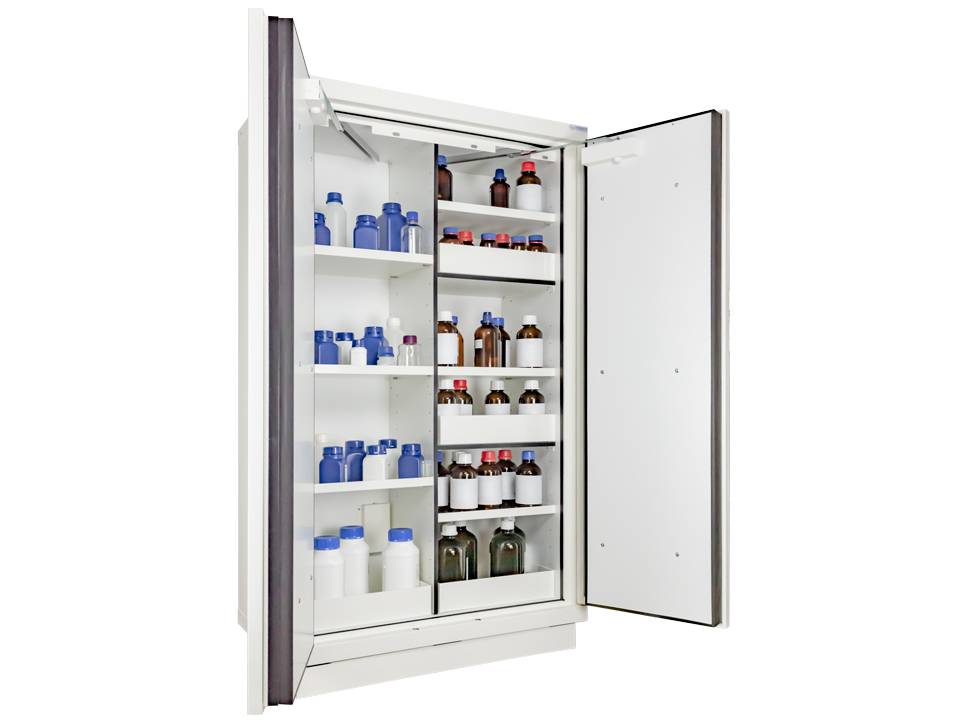 Ecosafe 2- Door Tall Safety Cabinet Type 90 6 Shelves - 4 Compartments ...
