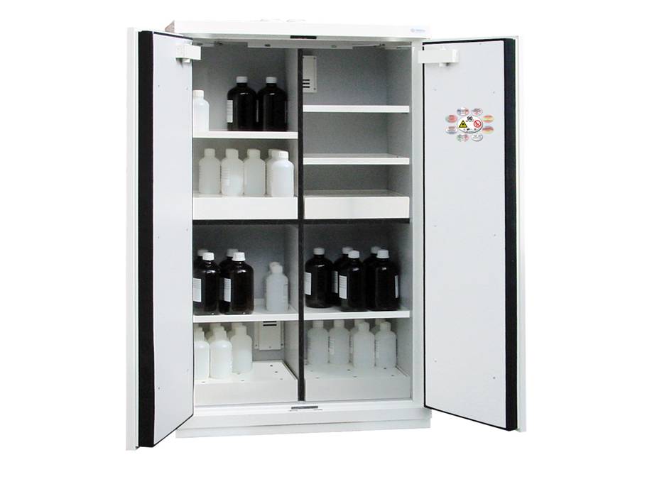 Ecosafe 2- Door Tall Safety Cabinet Type 90 4 Shelves - 4 Compartments