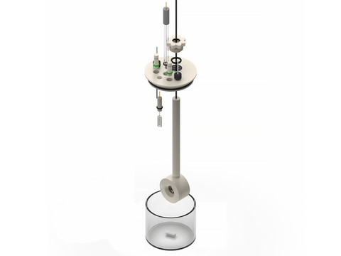 MicroVacuum EQCM Cell setup for QSH-Dip sensor holder– MSE Supplies LLC