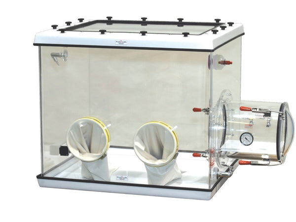 PLAS LABS Compact Glove Box, 830-ABB Model | PLAS LABS