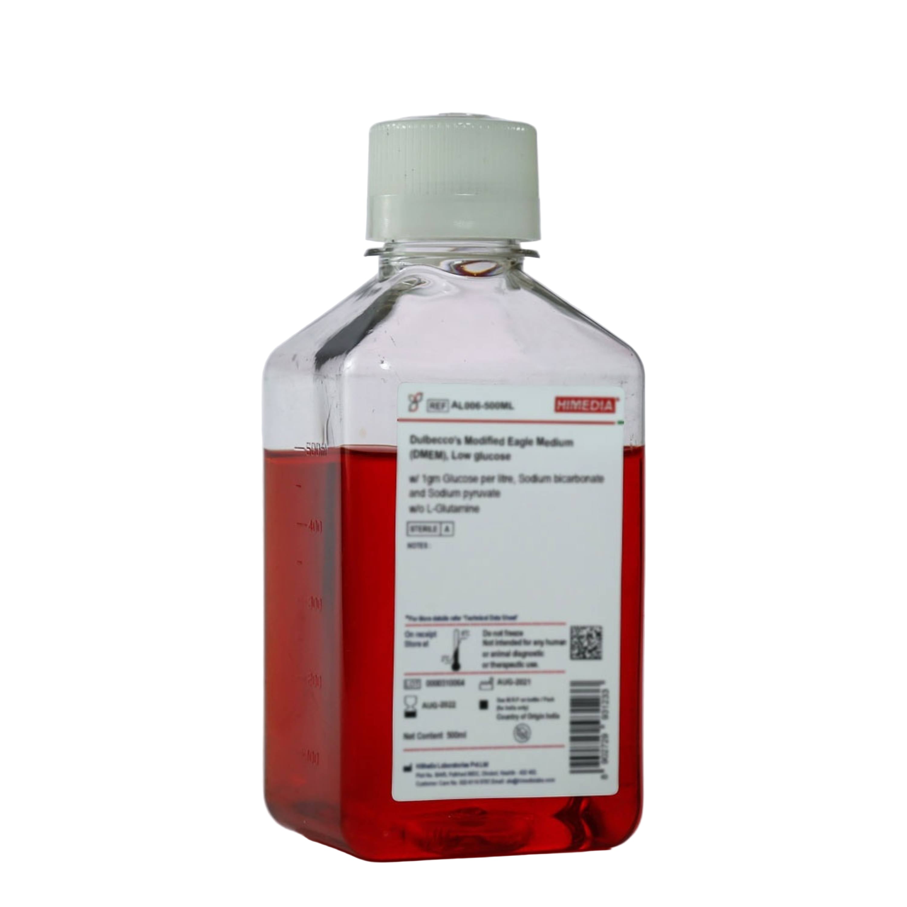 HIMEDIA Dulbecco’s Modified Eagle Medium (DMEM), Low glucose w/ 1gm Gl ...