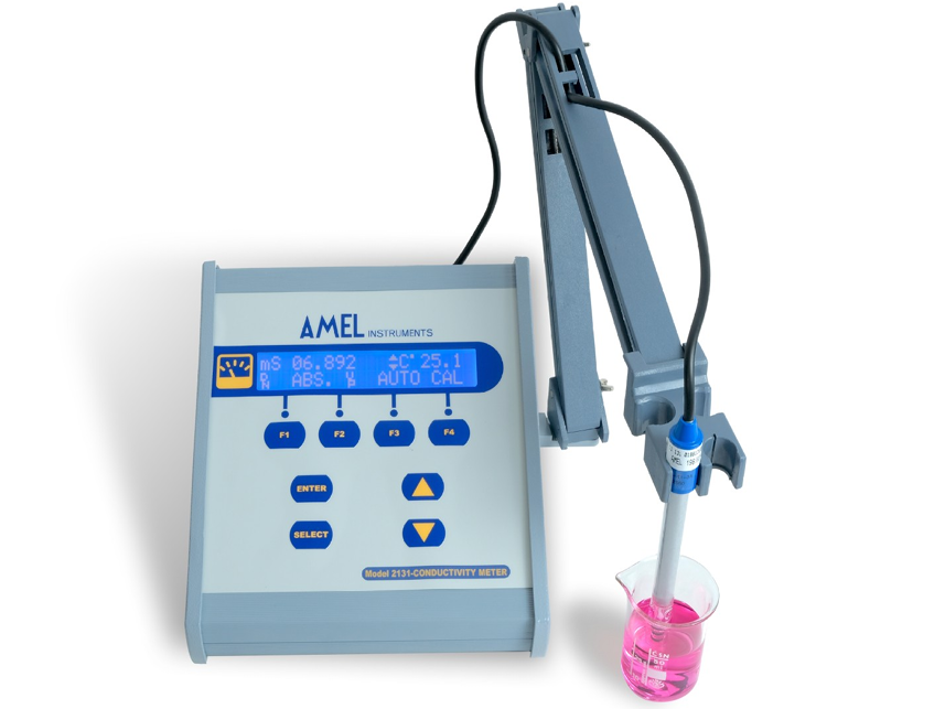 AMEL Digital Precision Conductivity & Temperature Meter, Model 2131 | AMEL