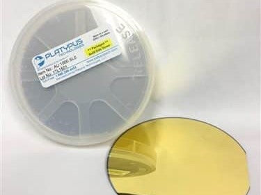 Silicon Wafers with 50 nm Gold (1 wafer)