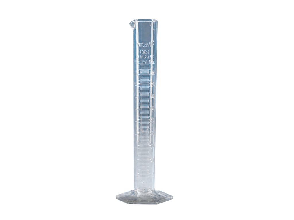 BrandTech Graduated Cylinders, SAN, Class B Tall Form, With Molded ...