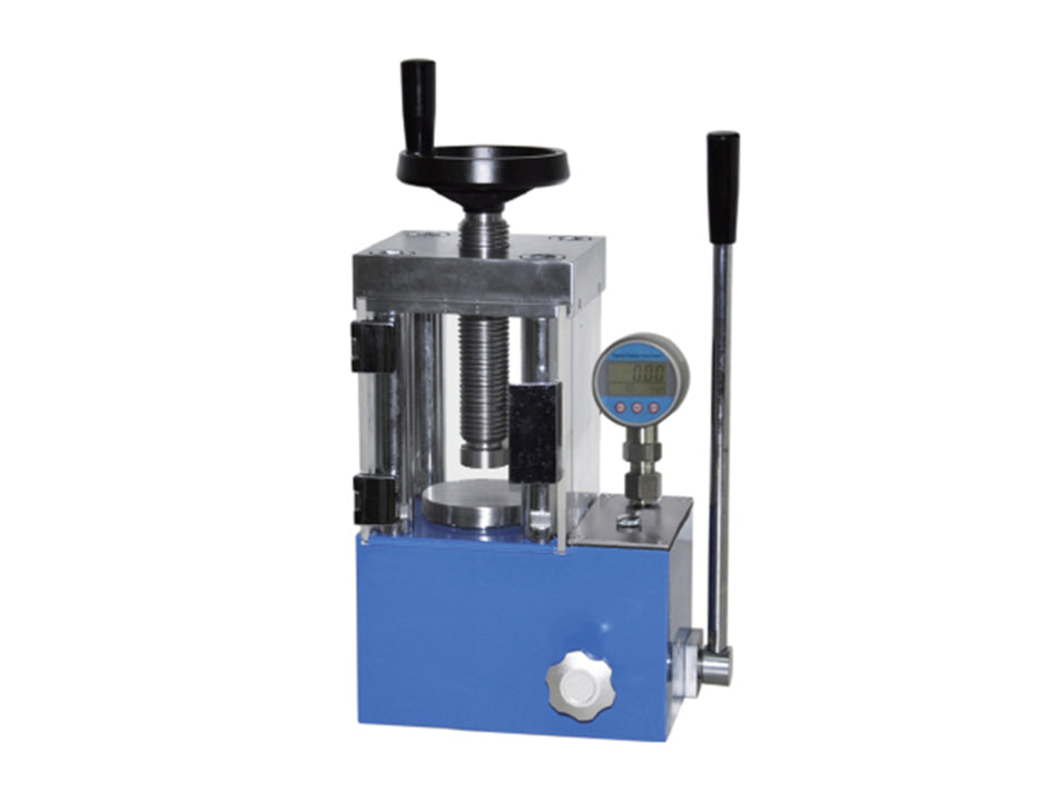 MSE PRO Lab Scale 15-Ton Manual Hydraulic Pellet Press with Safety Shi ...