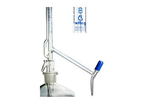 Witeg Burette Pellet Burette Class B White Graduated Amber Glass | Witeg