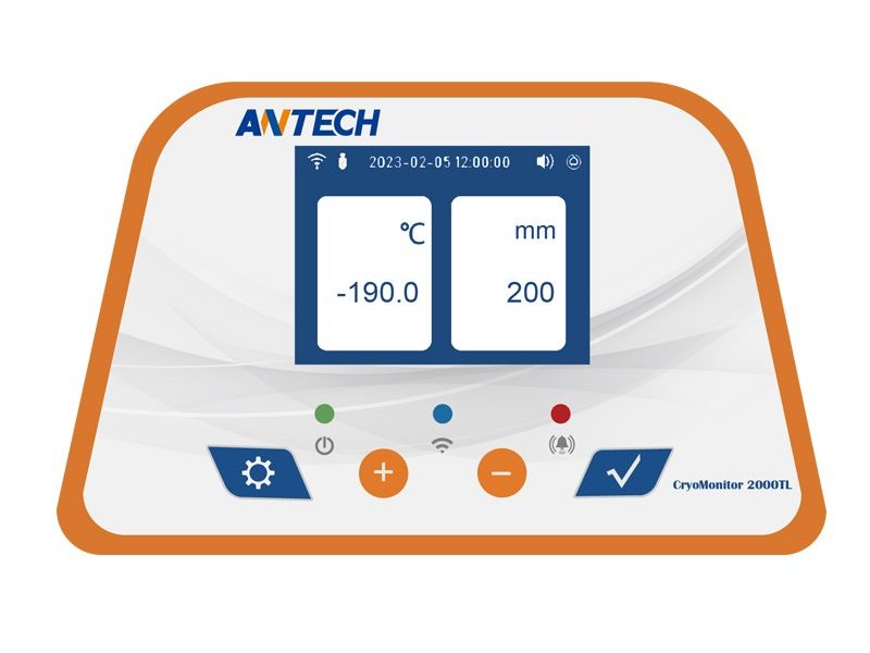 Antech Liquid Nitrogen Level & Temperature Monitor | Antech