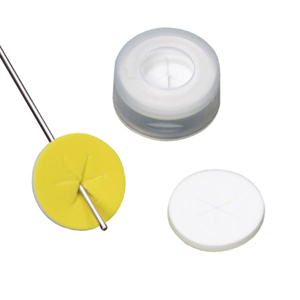 WHEATON® µL MicroLiter® 11 mm Snap Cap With Septa, Starburst Scored ...