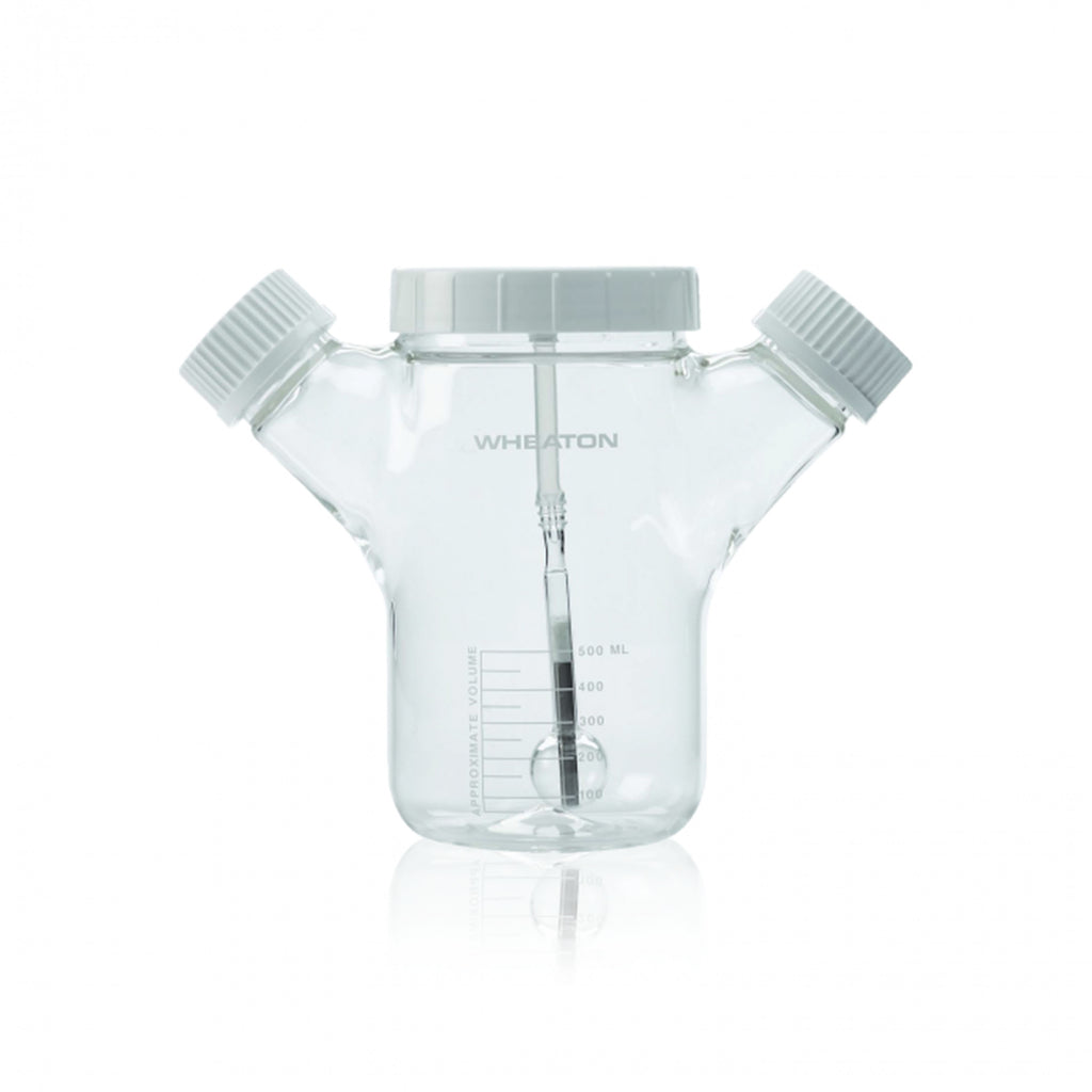 WHEATON® CELSTIR® Double Sidearm Spinner Flask, Magna-Flex Spinner ...