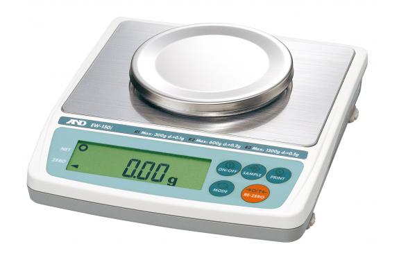 A&D Weighing Compact Balance, 600g x 0.01g with External Calibration ...