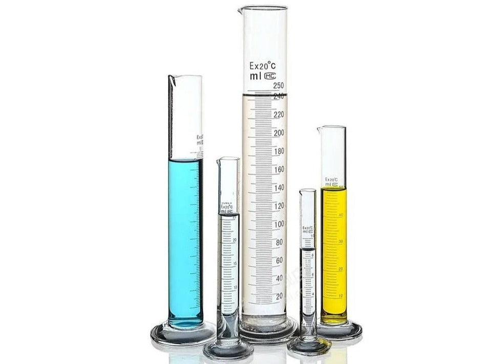 MSE PRO Double-Scale Borosilicate Graduated Cylinders, Class A | MSE ...