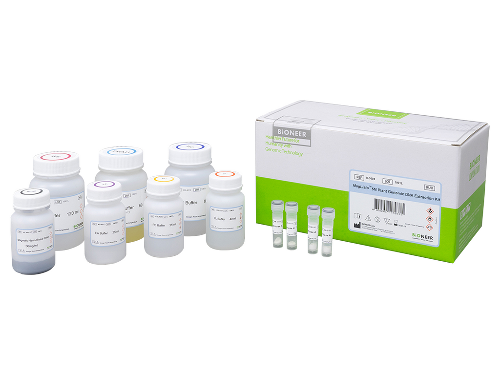 Bioneer MagListo 5M Plant Genomic DNA Extraction Kit (100 reactions ...